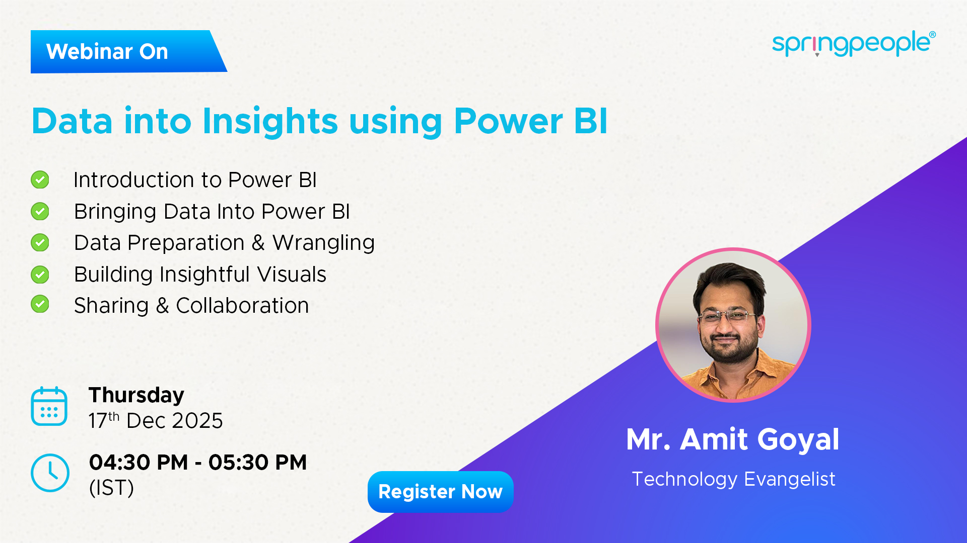 Data into Insights Using Power BI | SpringPeople